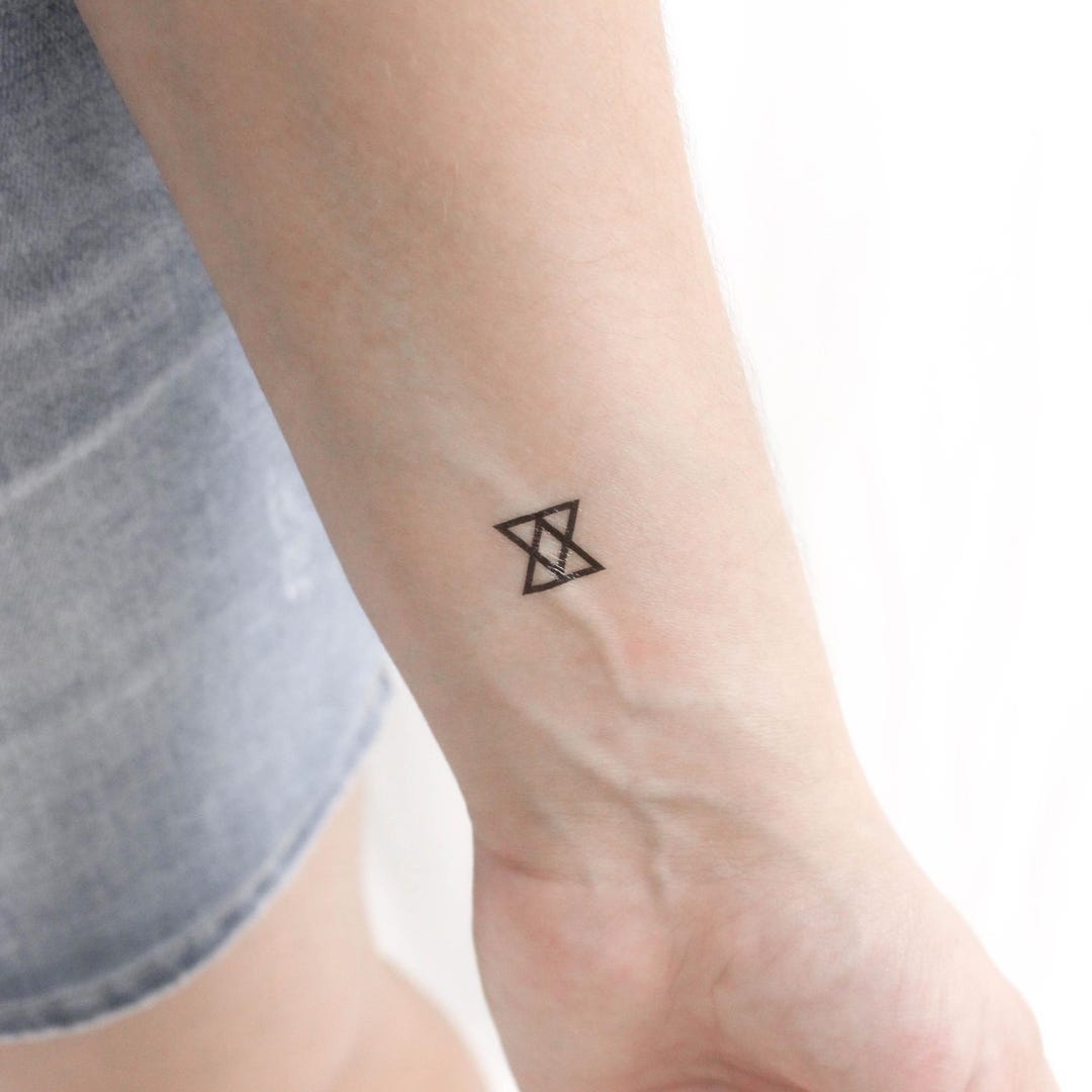 Connect Symbol Temporary Tattoo (set of 3) - Etsy