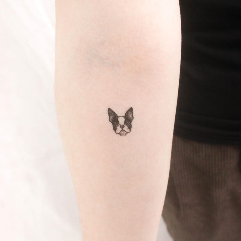 Terrier Tattoo - Etsy UK