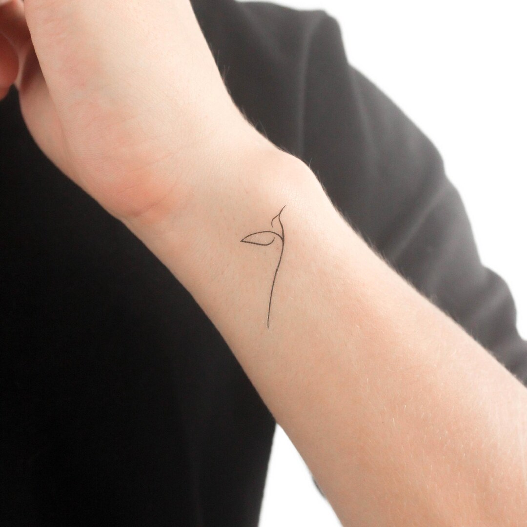 Minimalist Sylph Temporary Tattoo (set of 3) - Etsy UK
