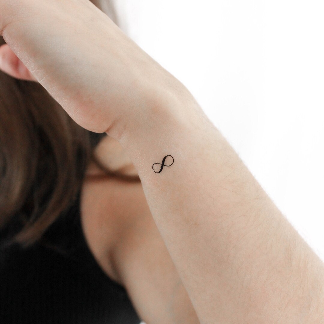 Little Infinity Symbol Temporary Tattoo (set of 3) - Etsy
