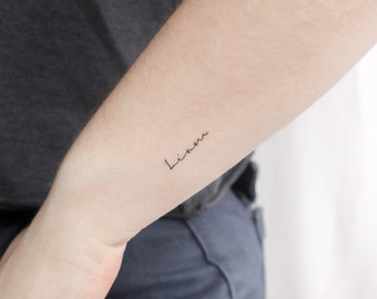 Erick Name Temporary Tattoo Sticker set of 2 - Etsy