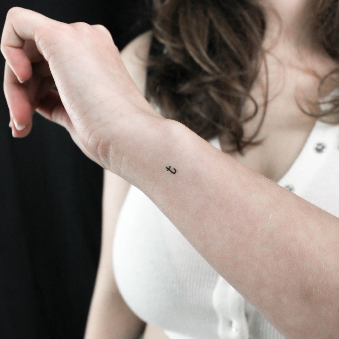 T Typewriter Lowercase Temporary Tattoo (set of 3) - Etsy