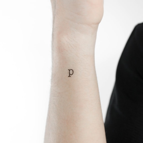 Lowercase P Tattoos All English Letter Tattoo YouTube