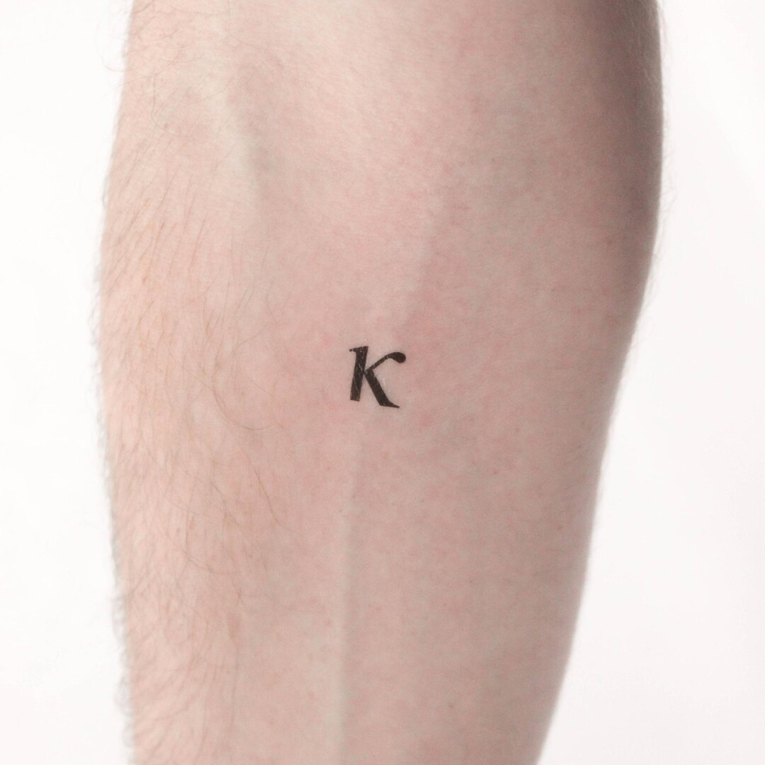 Kappa κ Temporary Tattoo (set of 3) - Etsy