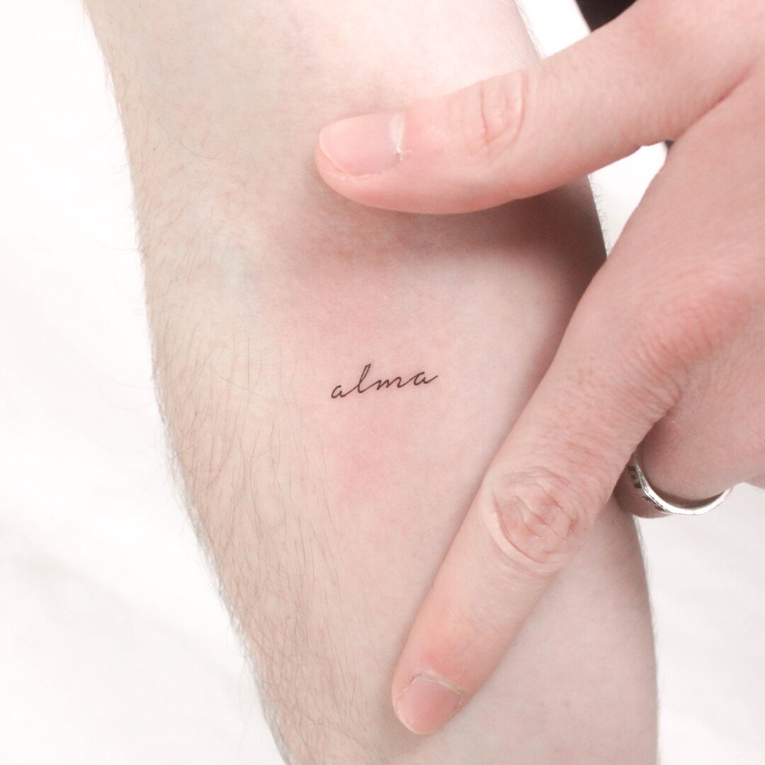Alma Temporary Tattoo (set of 3) - Etsy