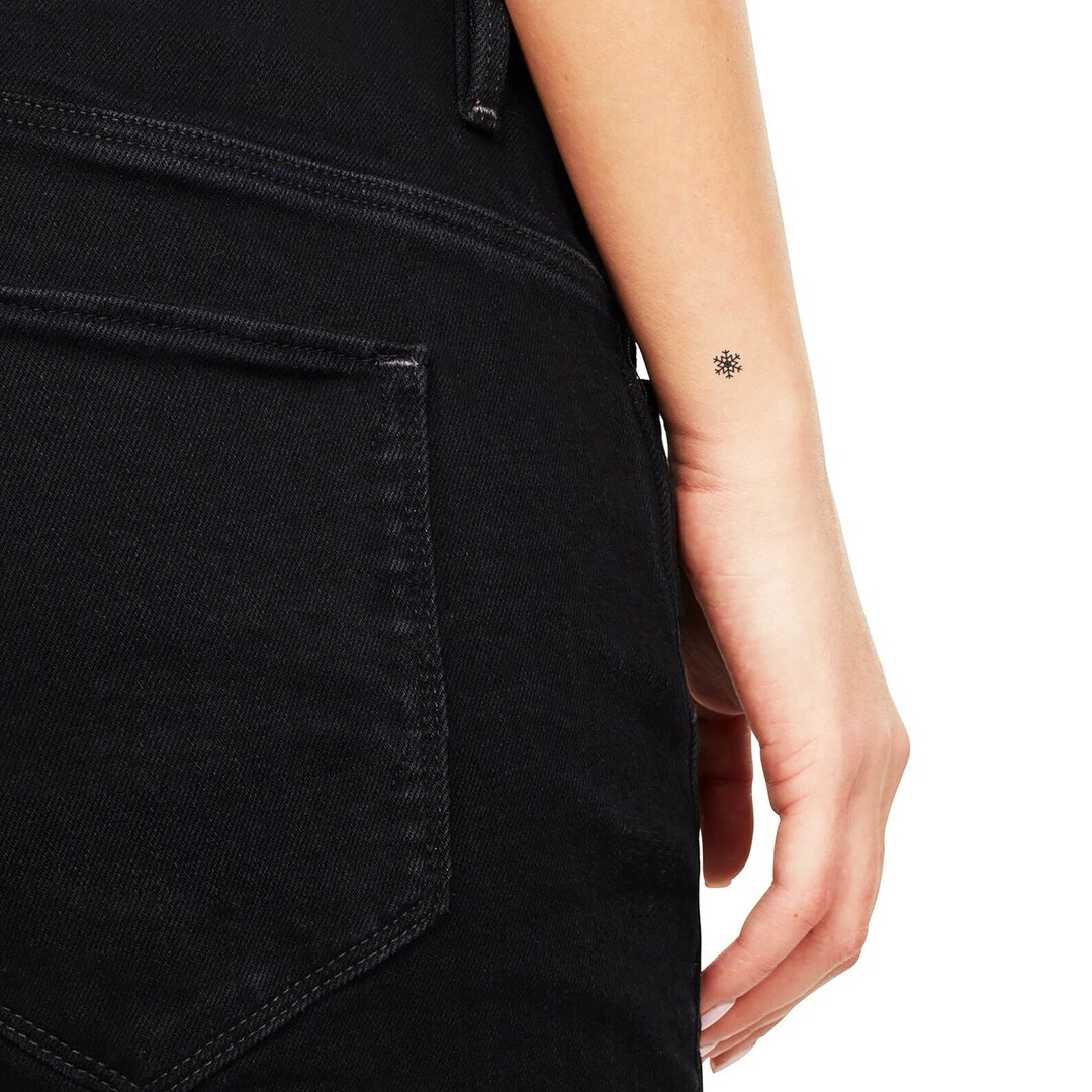 Small Snowflake Temporary Tattoo (set of 3) - Etsy