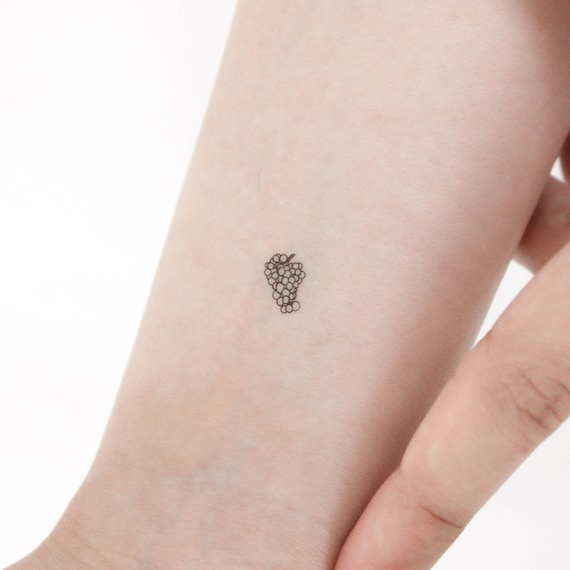 Grape tattoo - Bronctattooaus.com