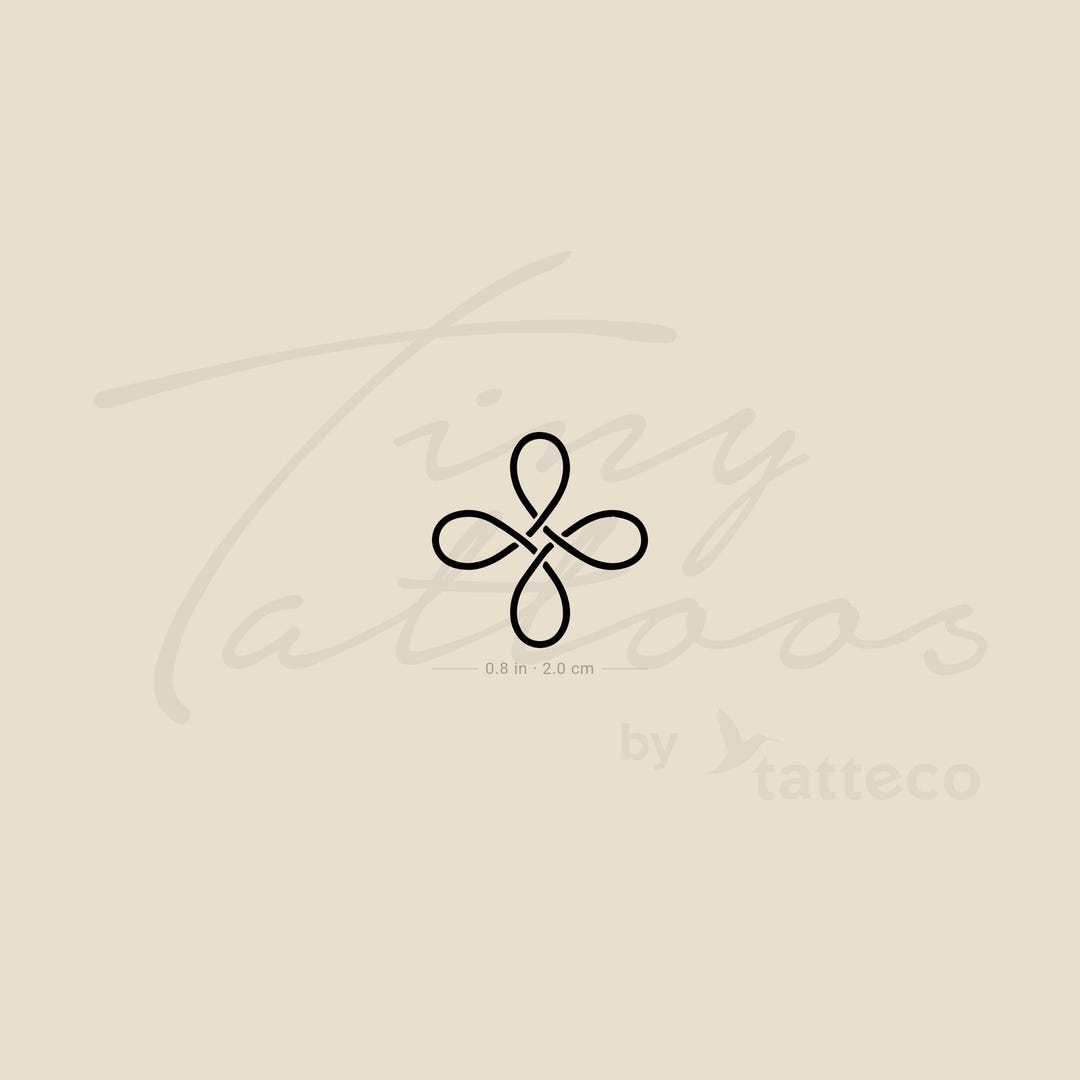 Good Luck Celtic Symbol Temporary Tattoo (set of 3) - Etsy