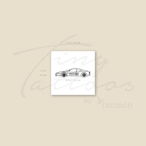Ferrari Testarossa Temporary Tattoo (set of 3) - Etsy