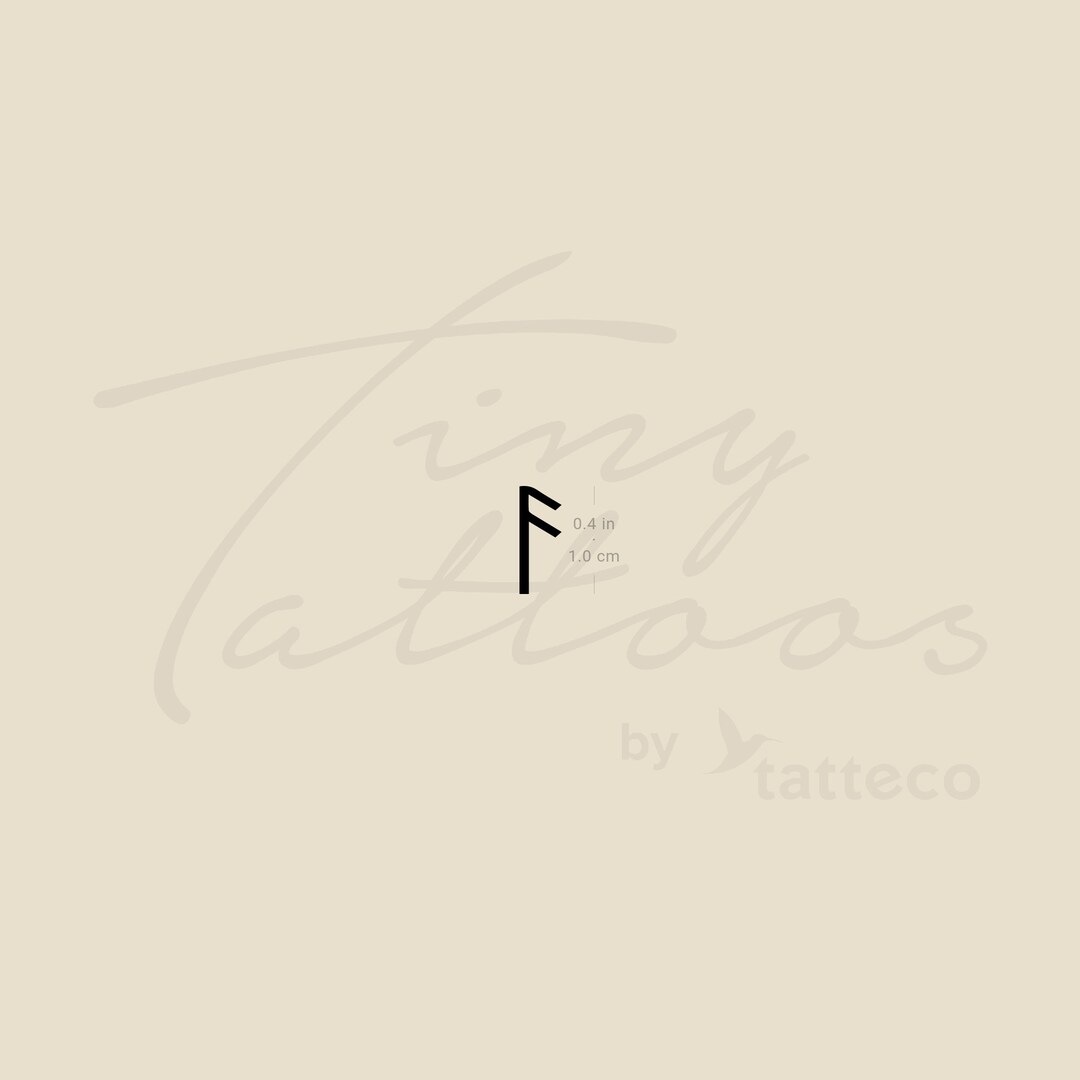 Ansuz Temporary Tattoo set of 3 - Etsy UK