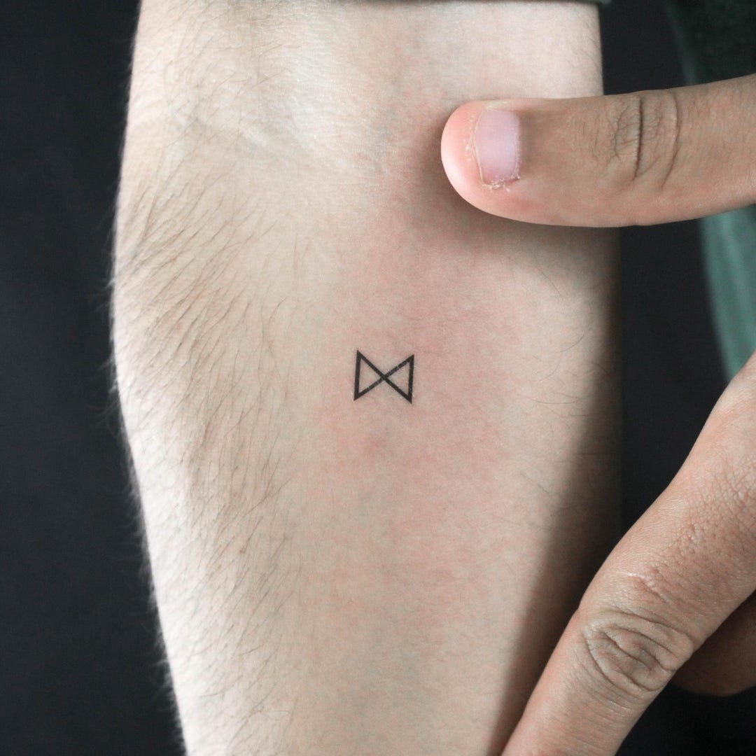 Reflect Symbol Temporary Tattoo (set of 3) - Etsy