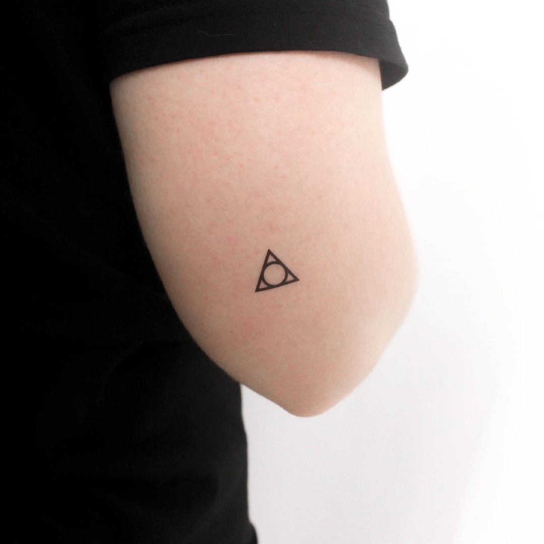 Solomonic Triangle of Art Temporary Tattoo (set of 3) - Etsy