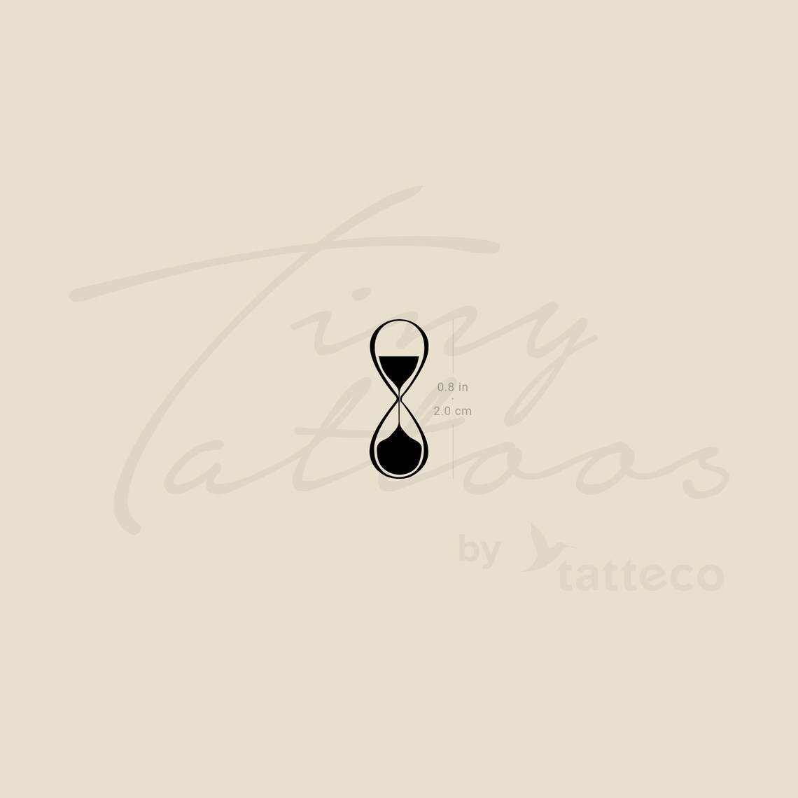 Infinity Hourglass Temporary Tattoo set of 3 - Etsy
