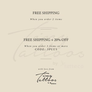 Tiny Treble Clef Temporary Tattoo (set of 3) - Etsy