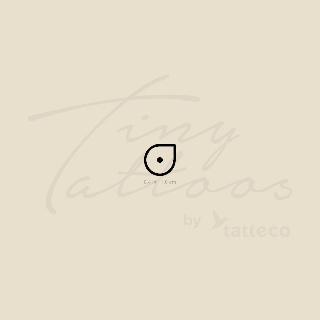 Empathy Symbol Temporary Tattoo set of 3 - Etsy