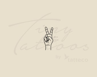 Uppercase Psi Temporary Tattoo set of 3 - Etsy