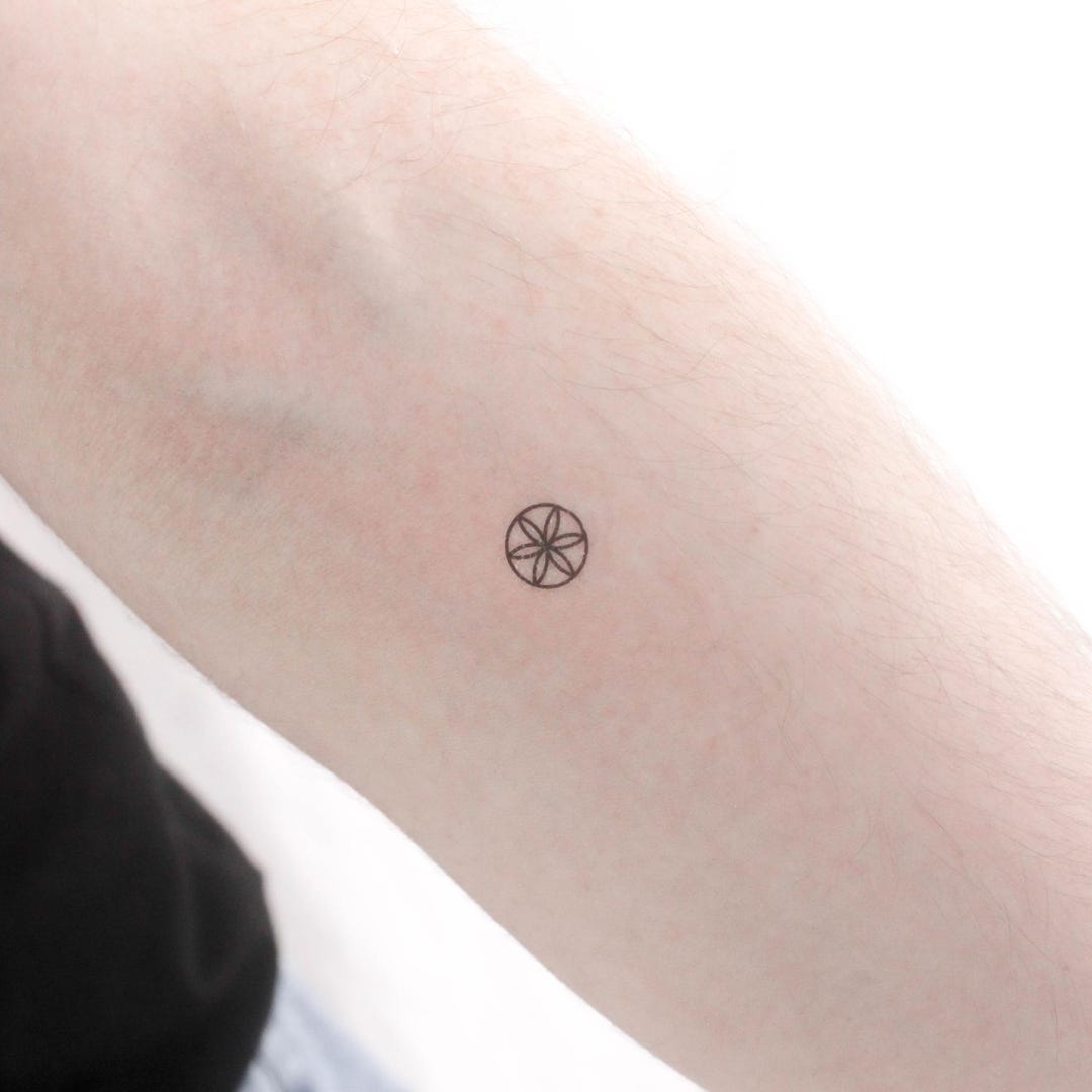 Hexafoil Temporary Tattoo (set of 3) - Etsy