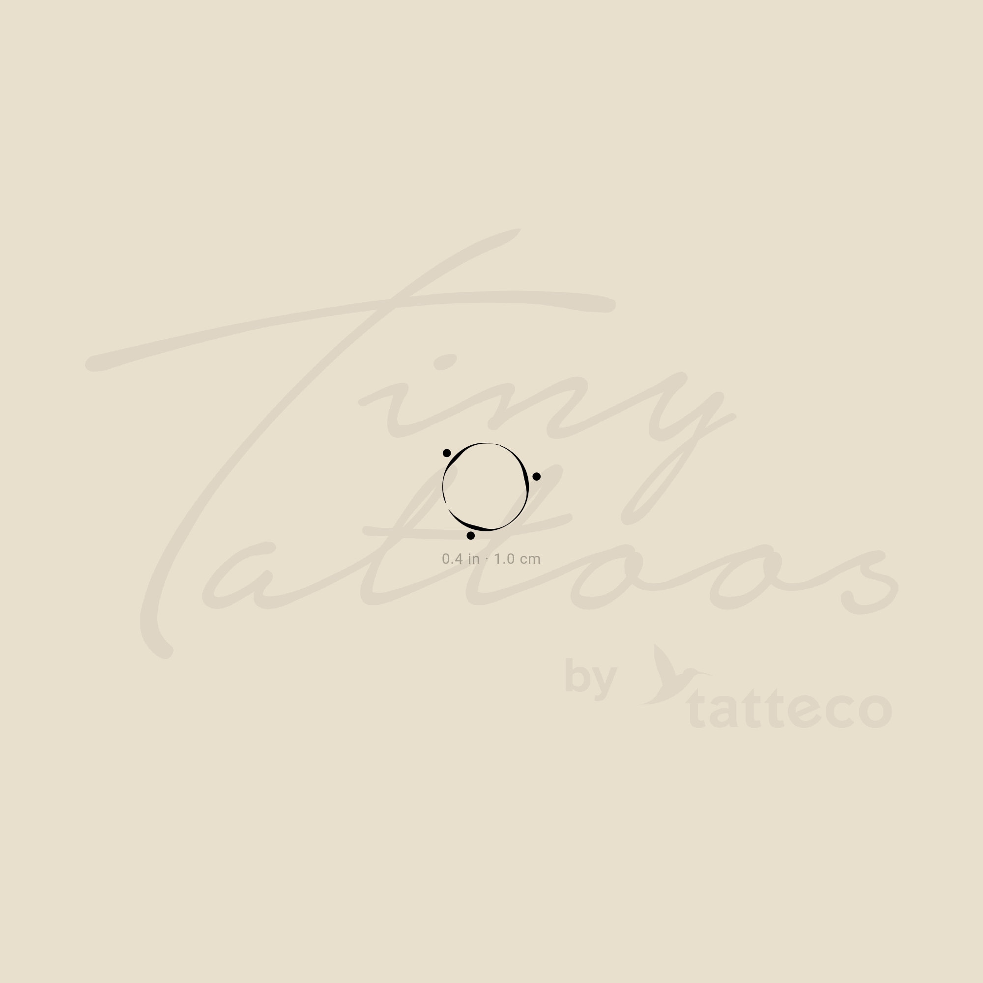 Little Ubuntu Symbol Temporary Tattoo set of 3 - Etsy