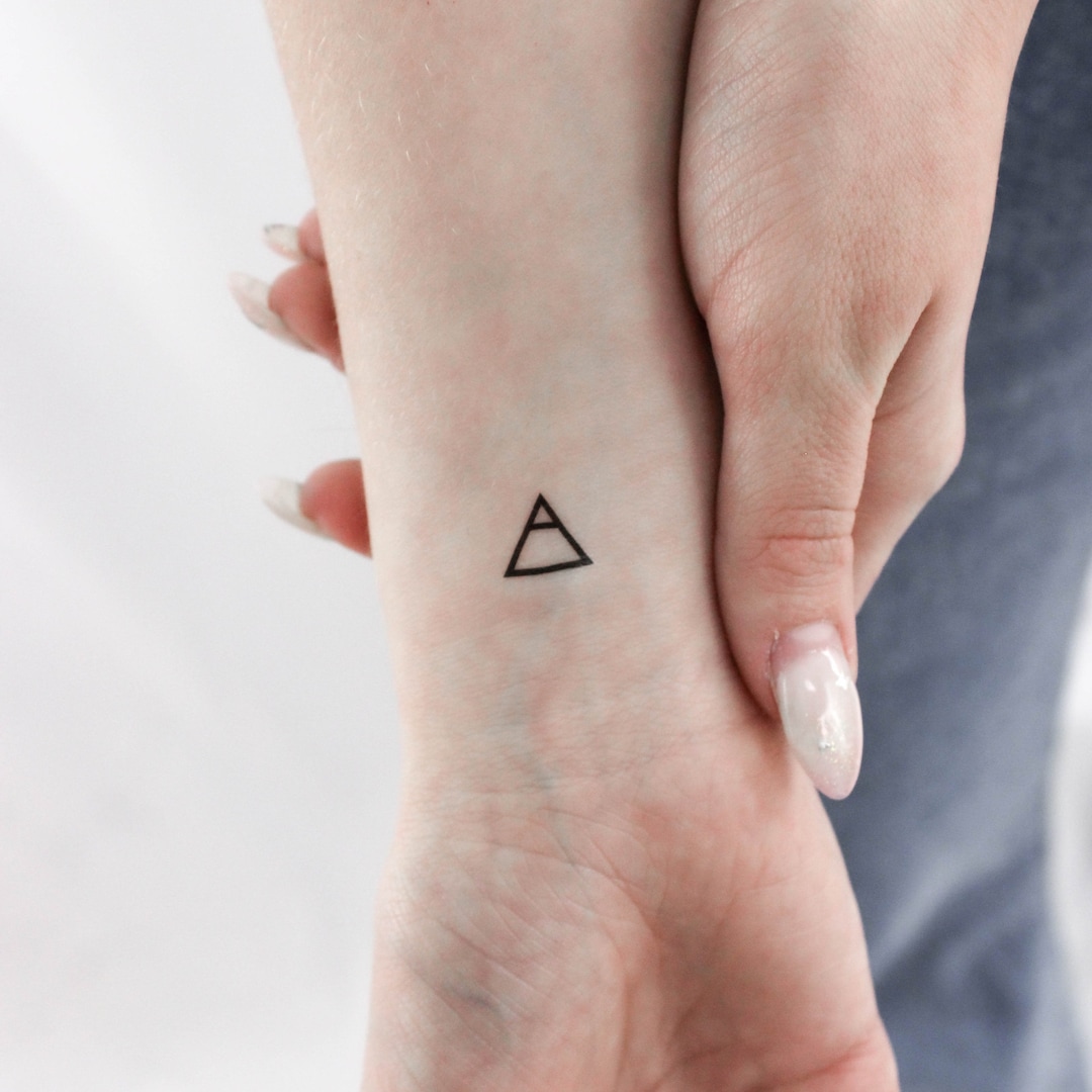 Explore Symbol Temporary Tattoo (set of 3) - Etsy