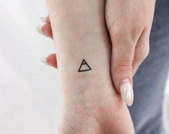 Past Present Future Temporary Tattoo Sticker set of 4 - Etsy