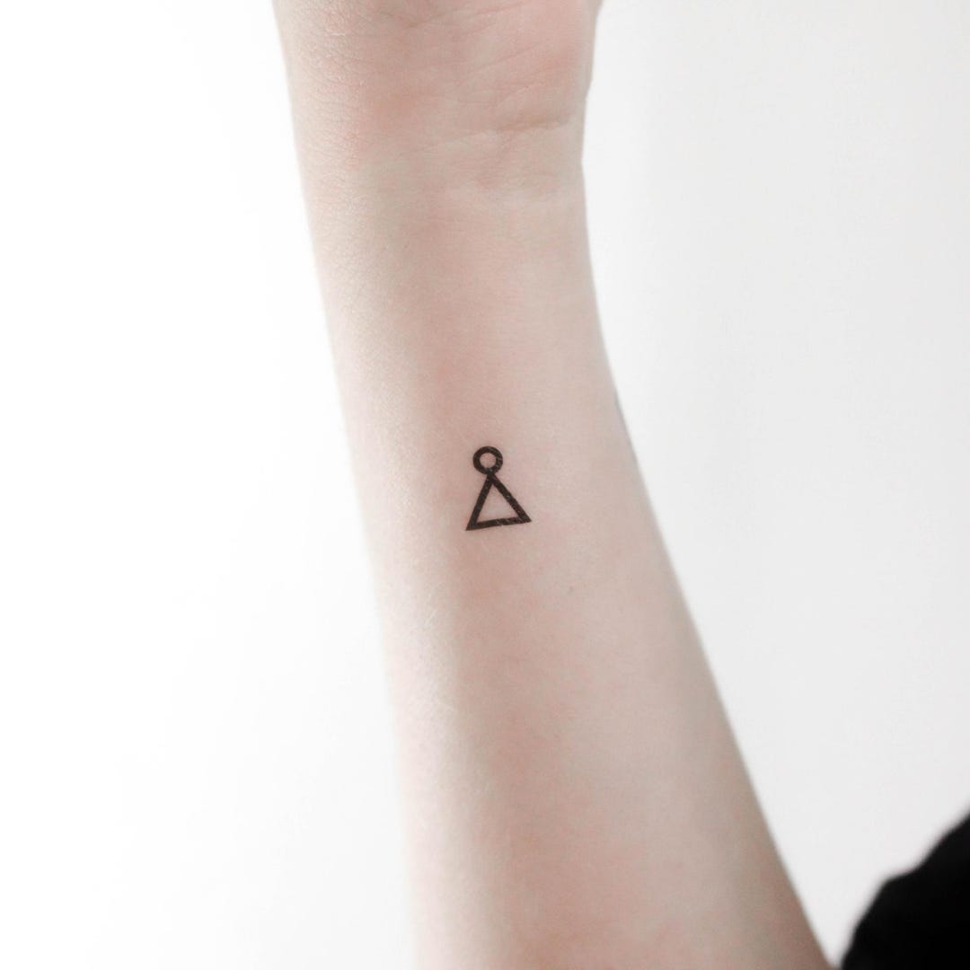 Learn Symbol Temporary Tattoo (set of 3) - Etsy
