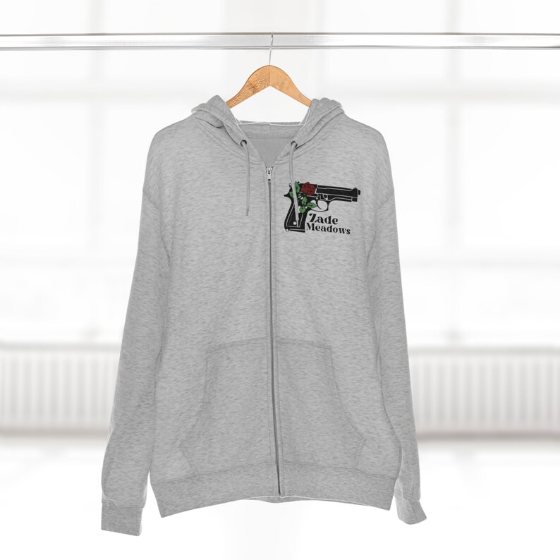 Zade Meadows cat Got Your Tongue Haunting Adeline Zip up Hoodie - Etsy UK