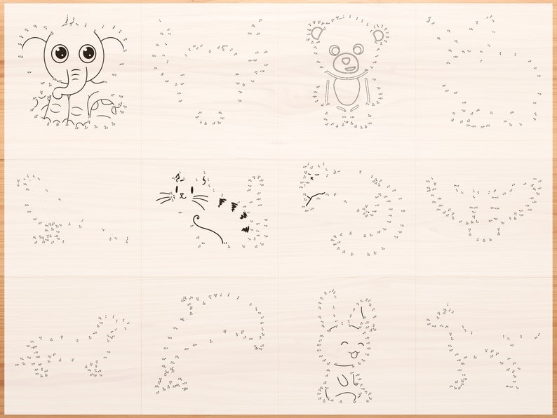 120 Dot-to-dot Animals: Easy to Medium Connect the Dots Entertainment ...