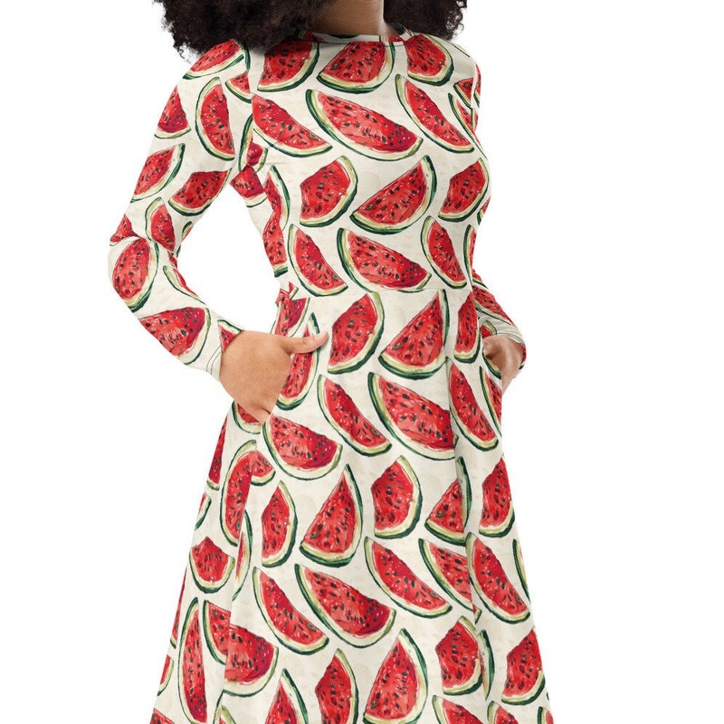 Watermelon Dress - Etsy