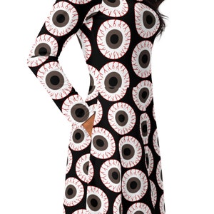 Eyeball Dress, Creepy Cute Dress, Spooky Cute, Halloween Dress, Horror ...
