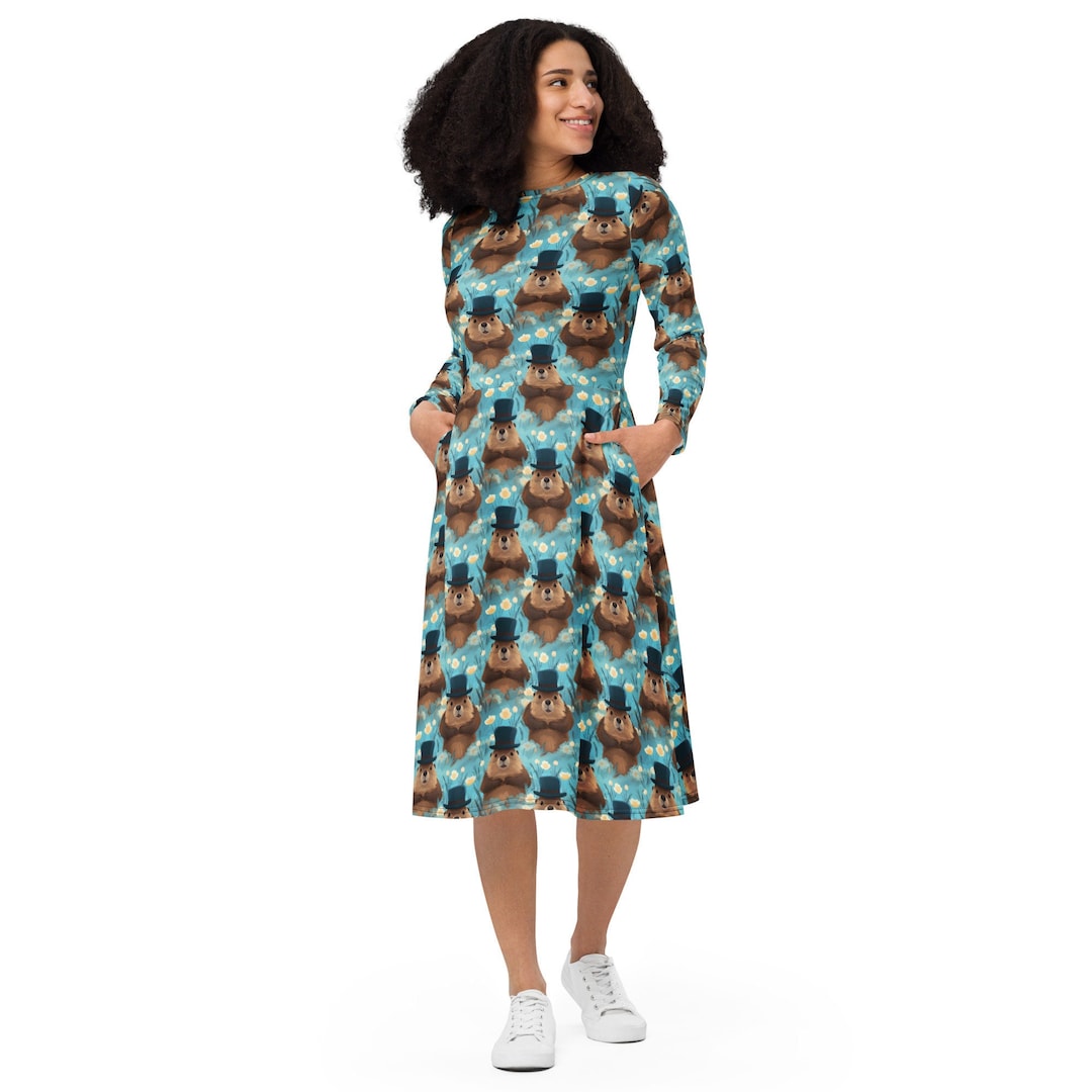 Groundhog Themed Dress, February Holidays, Punxsutawney Phil, American ...