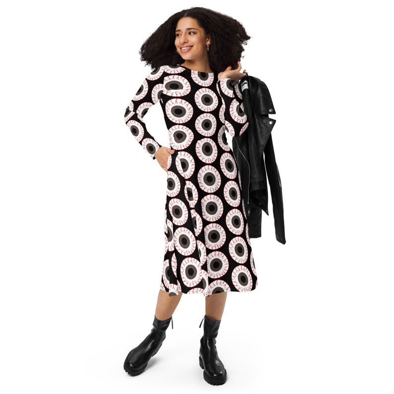 Eyeball Dress, Creepy Cute Dress, Spooky Cute, Halloween Dress, Horror ...