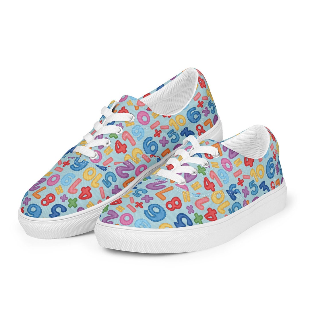 Women's Math Shoes, Math Teacher Style, Math Teacher Outfit - Etsy