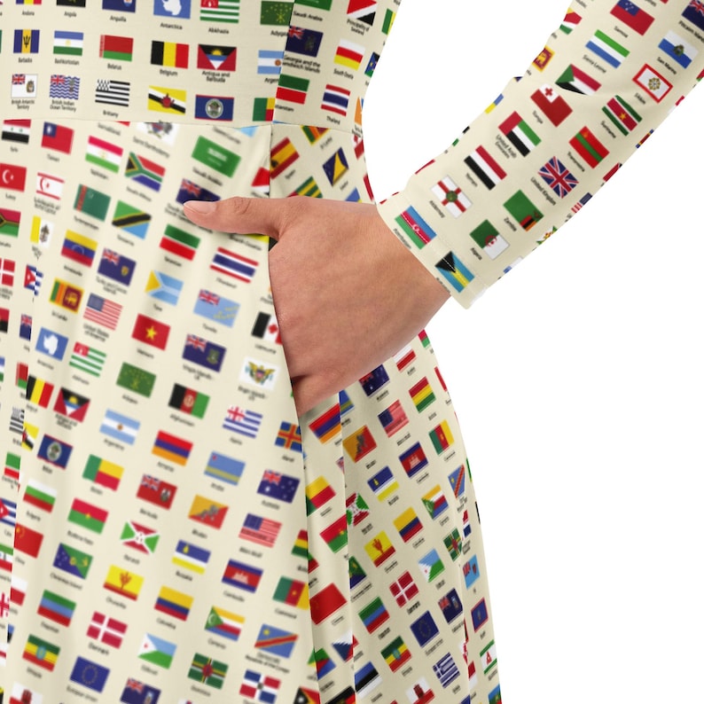 World Flag Dress, Flags of the World Dress, World Countries Dress ...