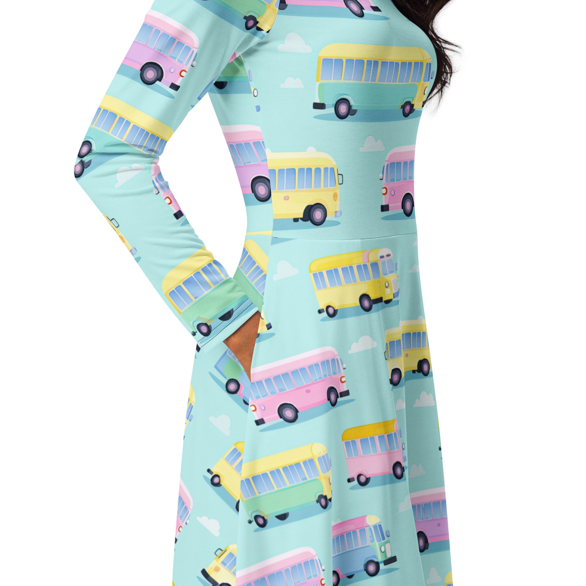 Early Years Teacher Dress, Prek Teacher Outfit, School Bus Theme - Etsy