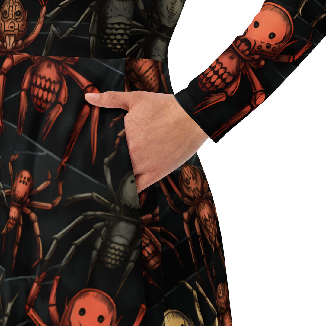 Halloween Spiders Dress, Spider Outfit, Halloween Party Dress, Teacher ...