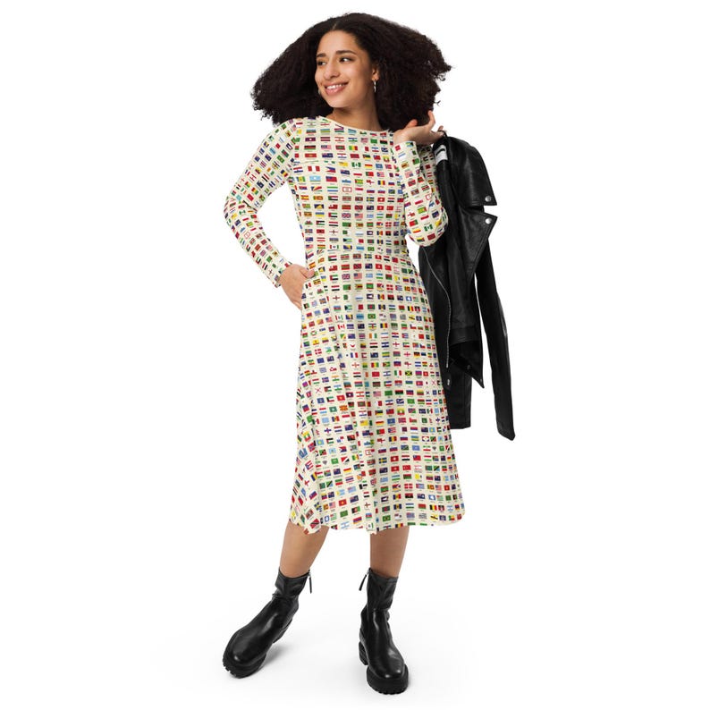 World Flag Dress, Flags of the World Dress, World Countries Dress ...