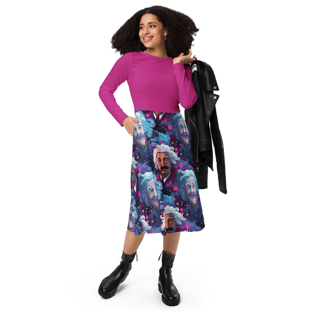 Einstein Dress, Women in STEM, Women in Science, Dress for Science ...
