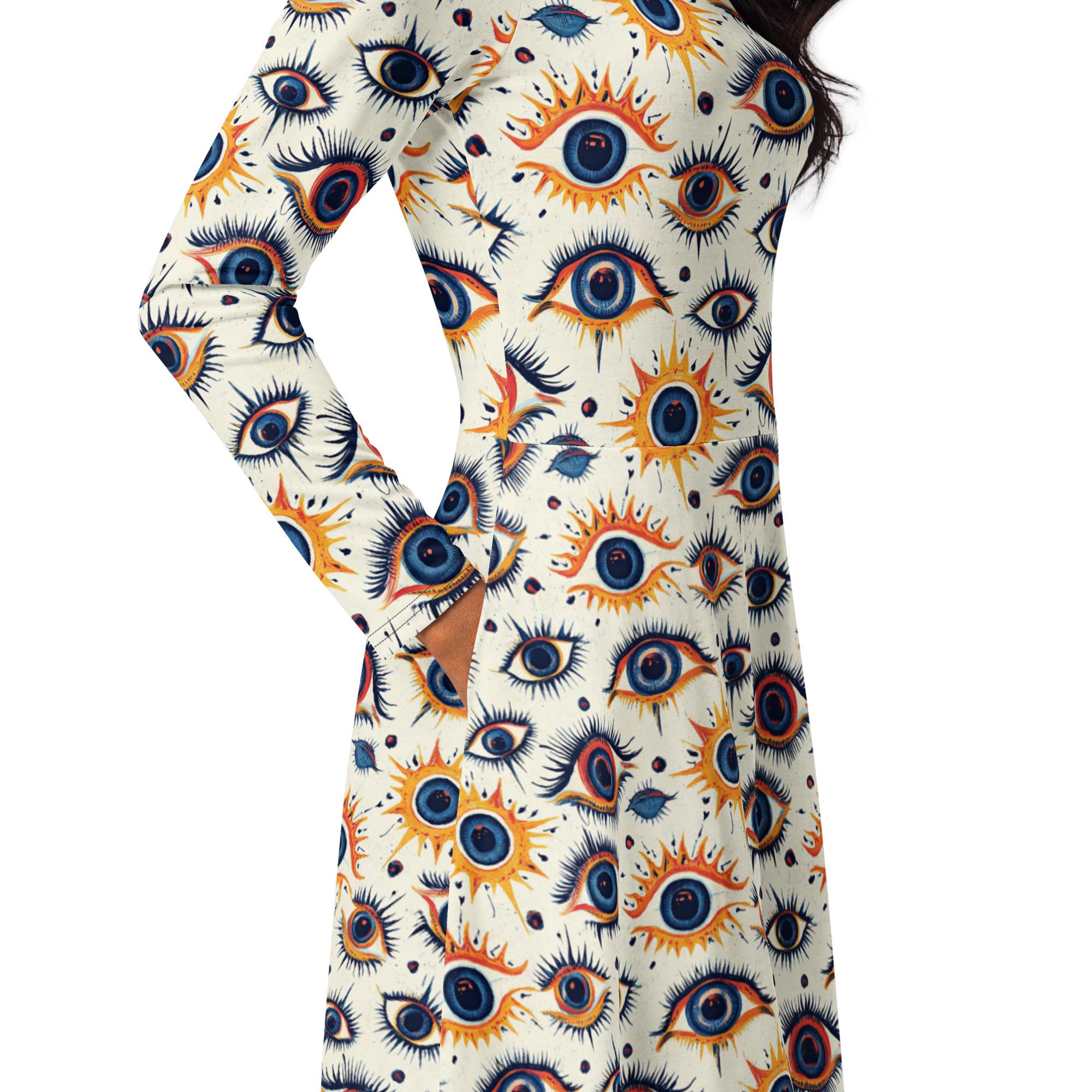 Eyeball Dress, Weirdcore Dress, Quirky Dress, Weirdcore Aesthetic ...