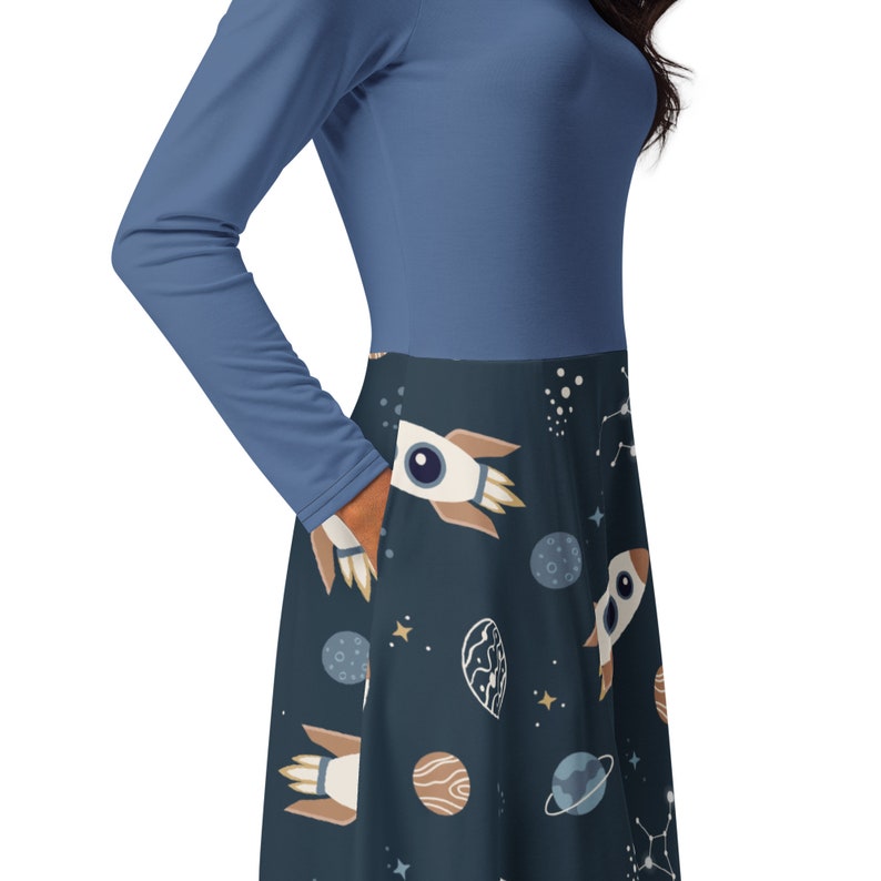 Science Teacher Dress, Rocket Ship Dress, Space Unit Study, Solar ...