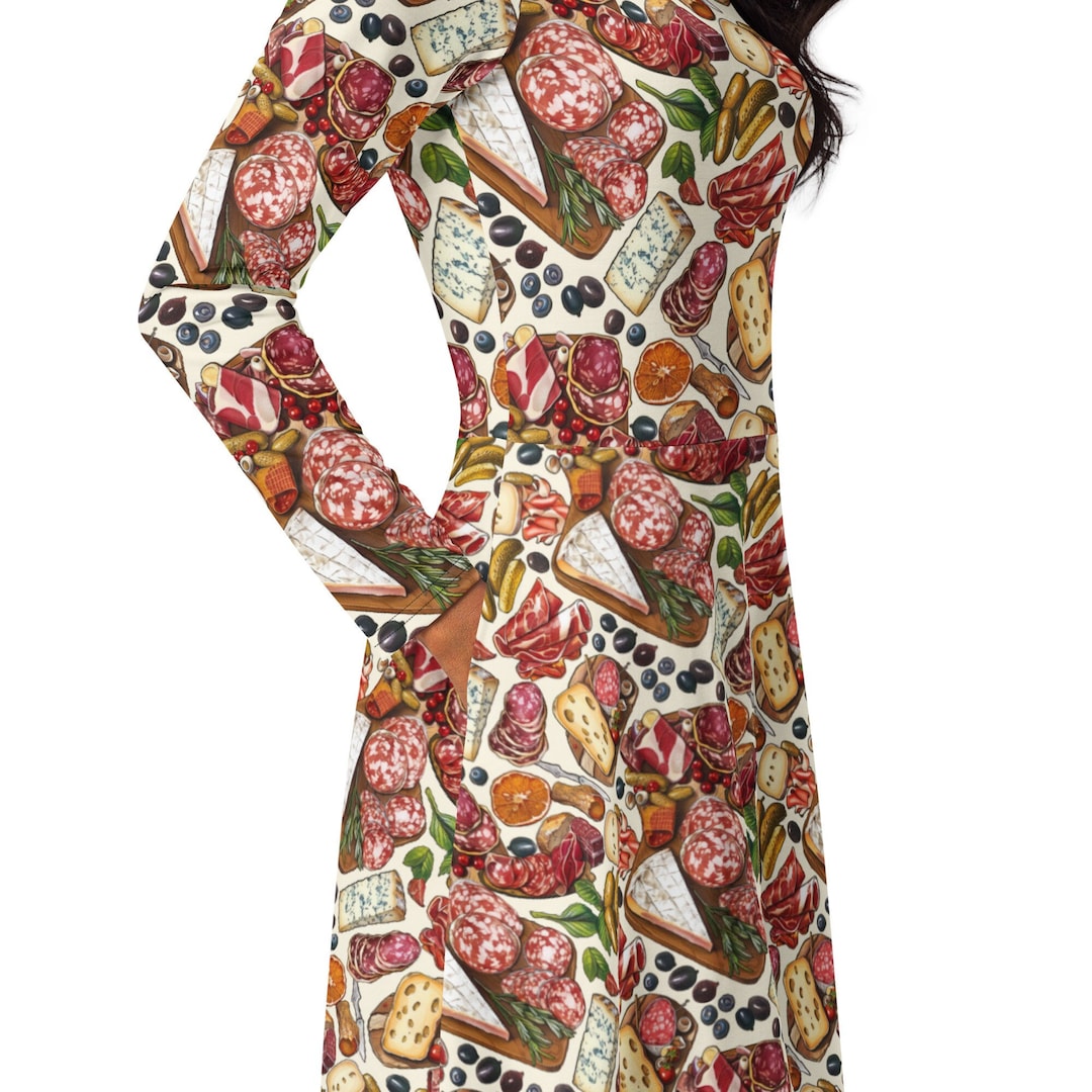 Hostess Dress, Charcuterie Dress, Charcuterie Board Dress, Quirky ...