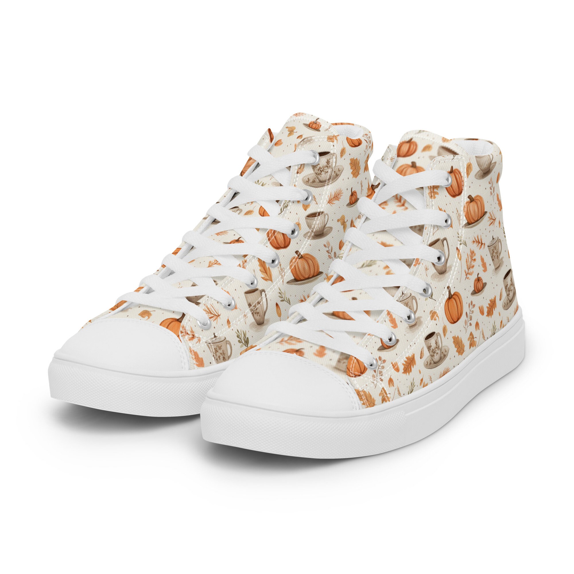 Pumpkin Spice Latte Shoes, Barista Shoes, Coffee Lover Shoes, Autumn ...