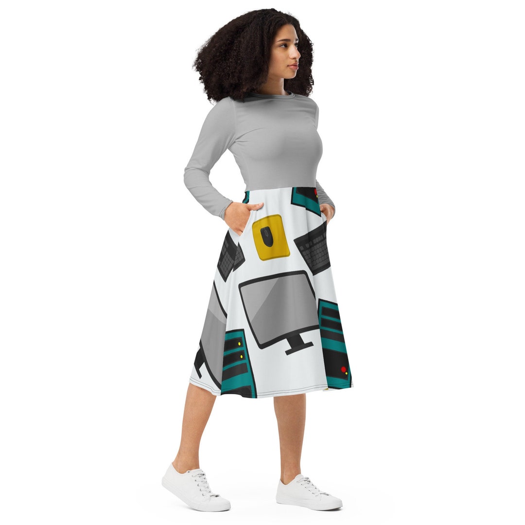 Engineering Dress, Women in Tech, IT Dress, Computer Nerd Dress ...