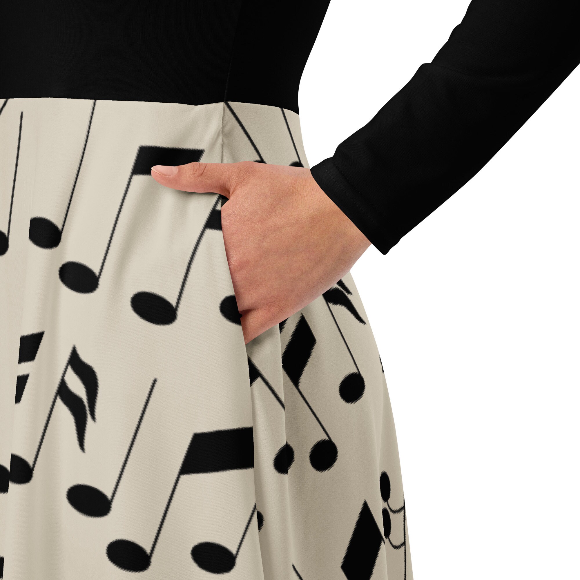 Music Teacher Dress, Dress With Pockets, Music Lover Dress, Choir ...