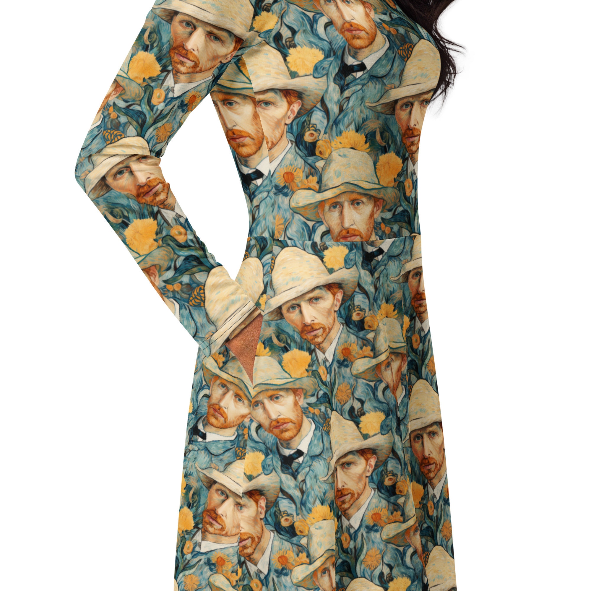 Van Gogh Dress, Vincent Van Gosh Clothes, Dress for Artist, Dresses for ...