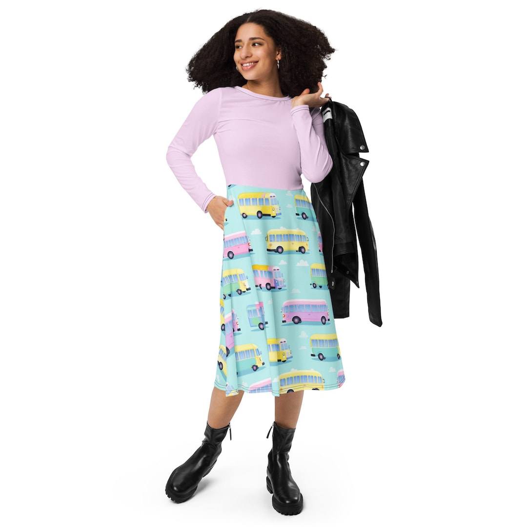 School Bus Dress, Childhood Teacher Dress, School Dress, Kidcore - Etsy