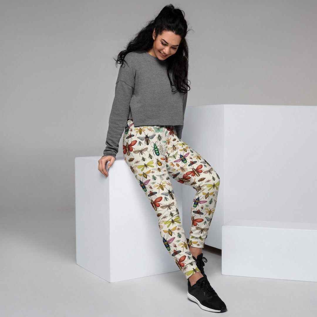 Insect Themed Women's Joggers, Bug Lover Clothes, Insect Lover Clothes ...