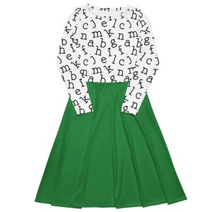 ABC Dress, Alphabet Teacher Dress, Dress for Teachers, Elementary ...