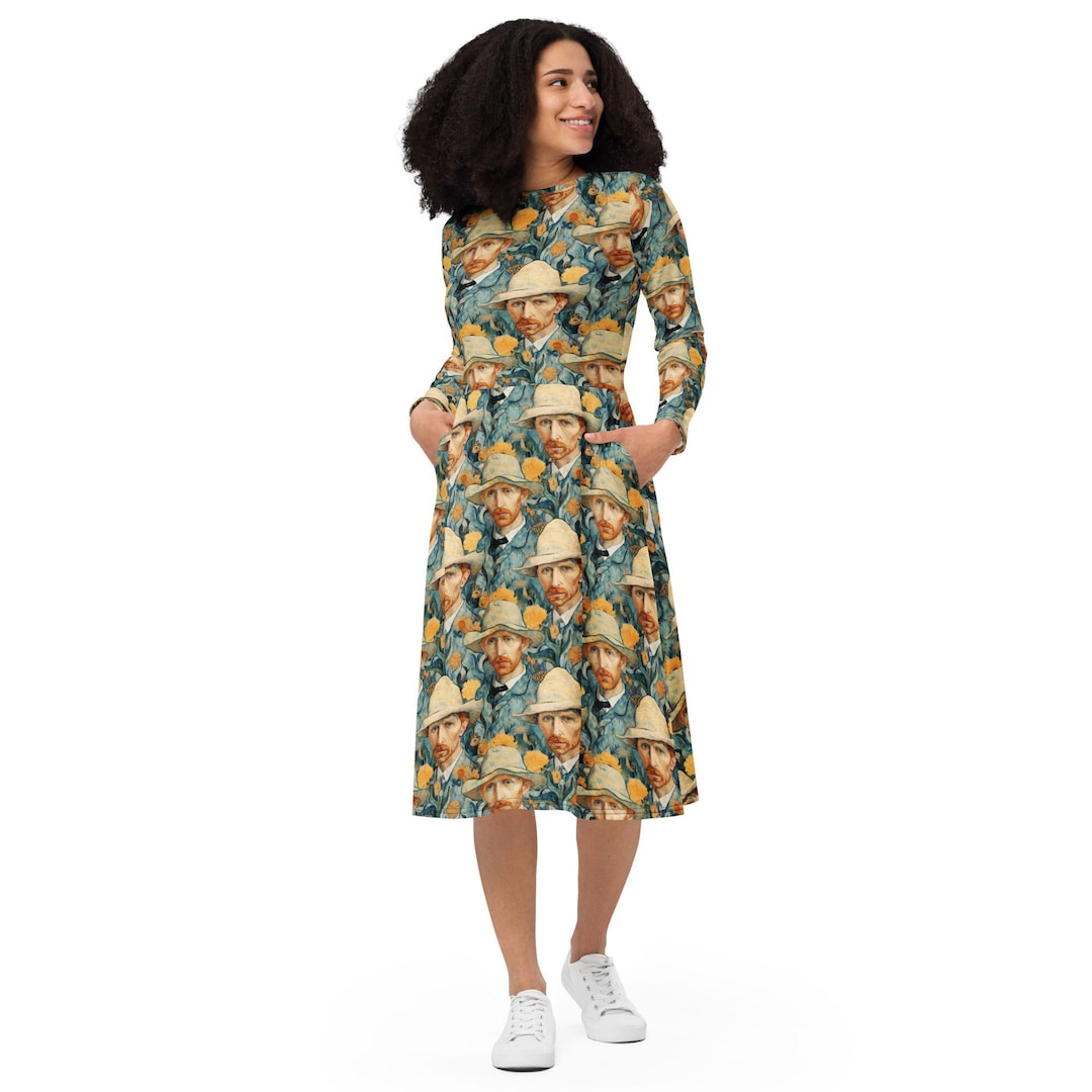 Van Gogh Dress, Vincent Van Gosh Clothes, Dress for Artist, Dresses for ...