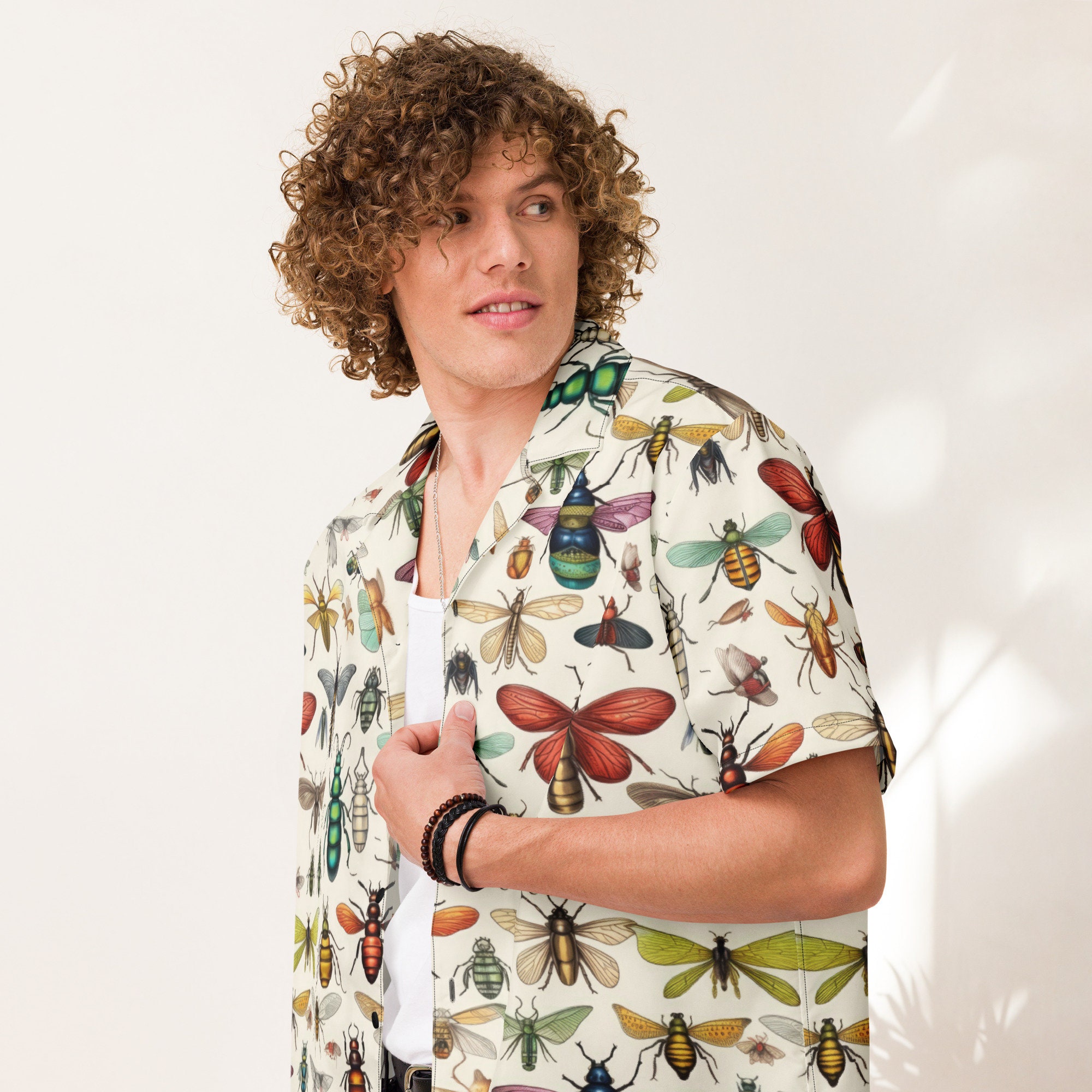 Vintage Insects Shirt, Biology Teacher Mens Shirt, Nature Lover Gift ...