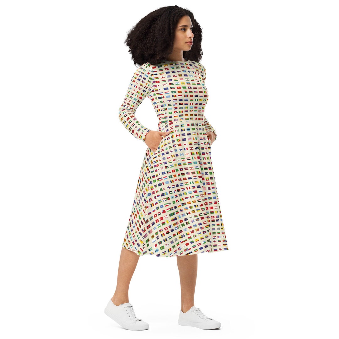 World Flag Dress, Flags of the World Dress, World Countries Dress ...